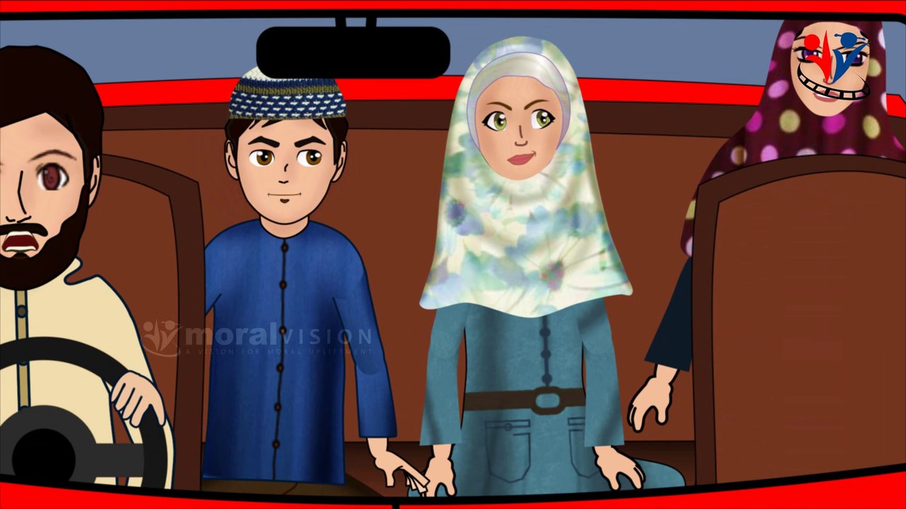 Dua when riding vehicle - Abdul Bari Islamic cartoon for children ...