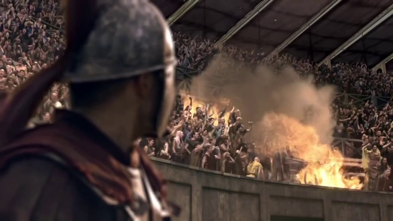 Gannicus,Spartacus,Agron,Crixus and Oenomaus fight - Dailymotion Video