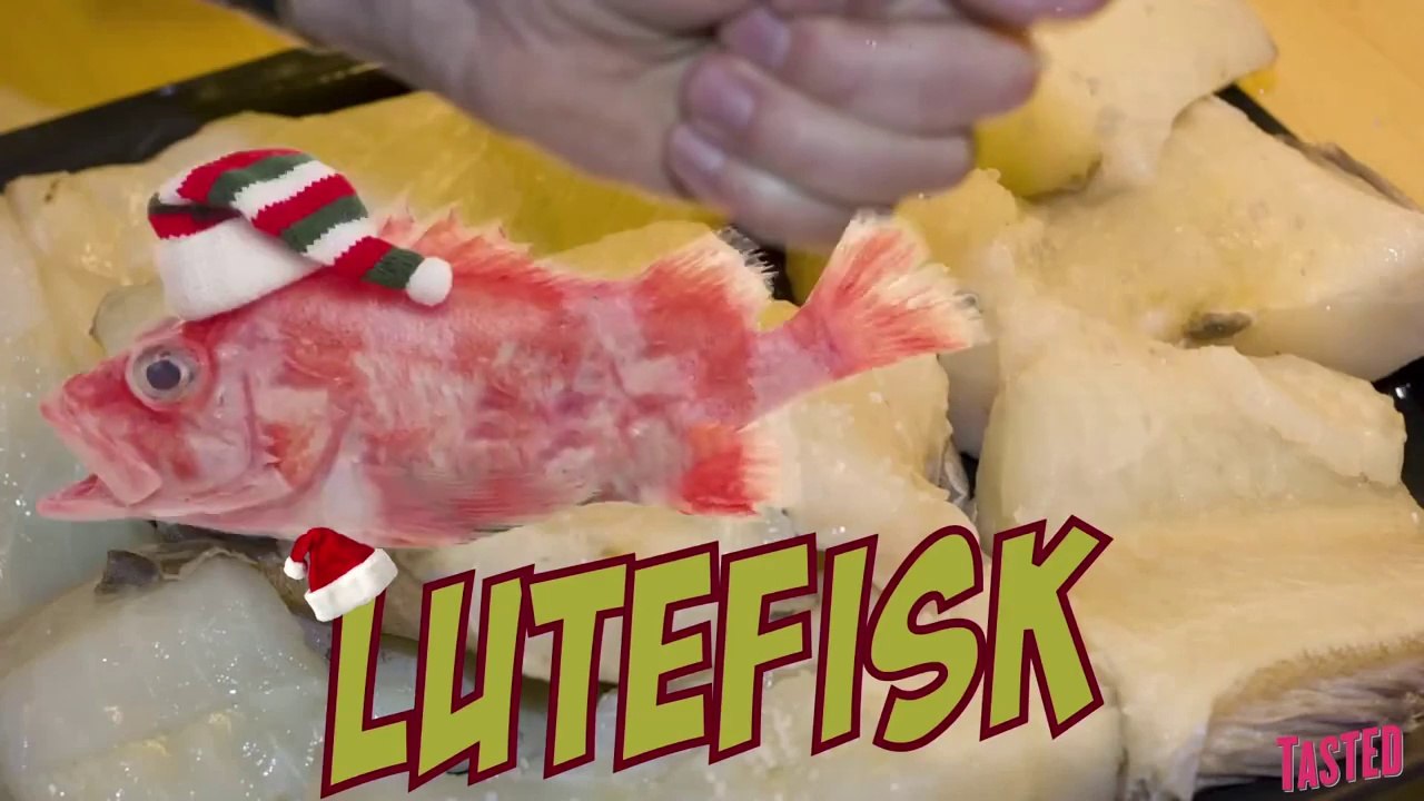 Lutefisk aka Nasty Norwegian Fish - Why Would You Eat That? - video ...
