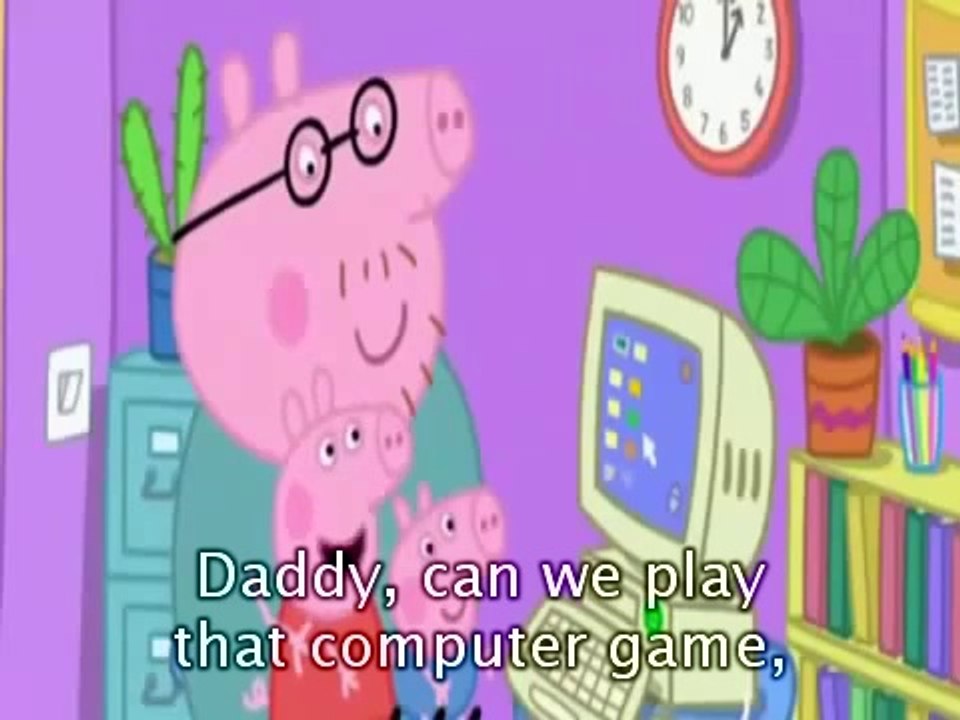 Peppa Pig Mummy Pig at Work with subtitles - video Dailymotion