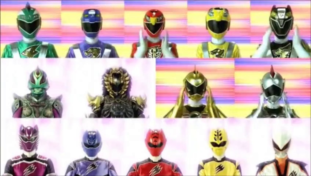 Super Sentai Team Up Henshin And Roll Call Collection Part 3 - video ...