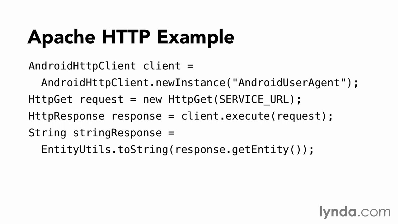 Connecting Android Apps to RESTful Web Services -clients - video ...