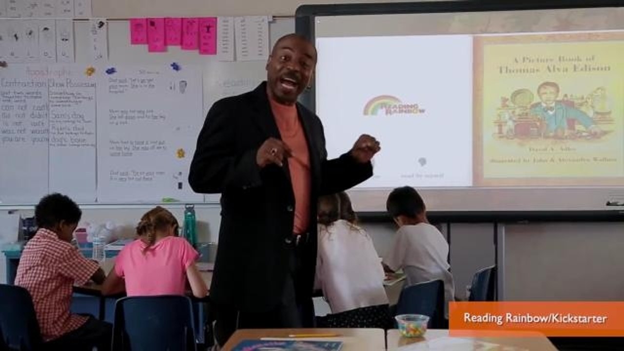 'Reading Rainbow' Breaks Kickstarter Record - video Dailymotion