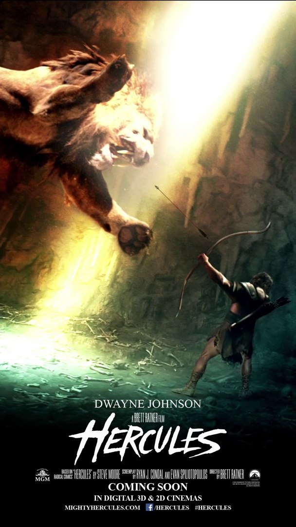 Hercules Movie Poster 2014 The Rock