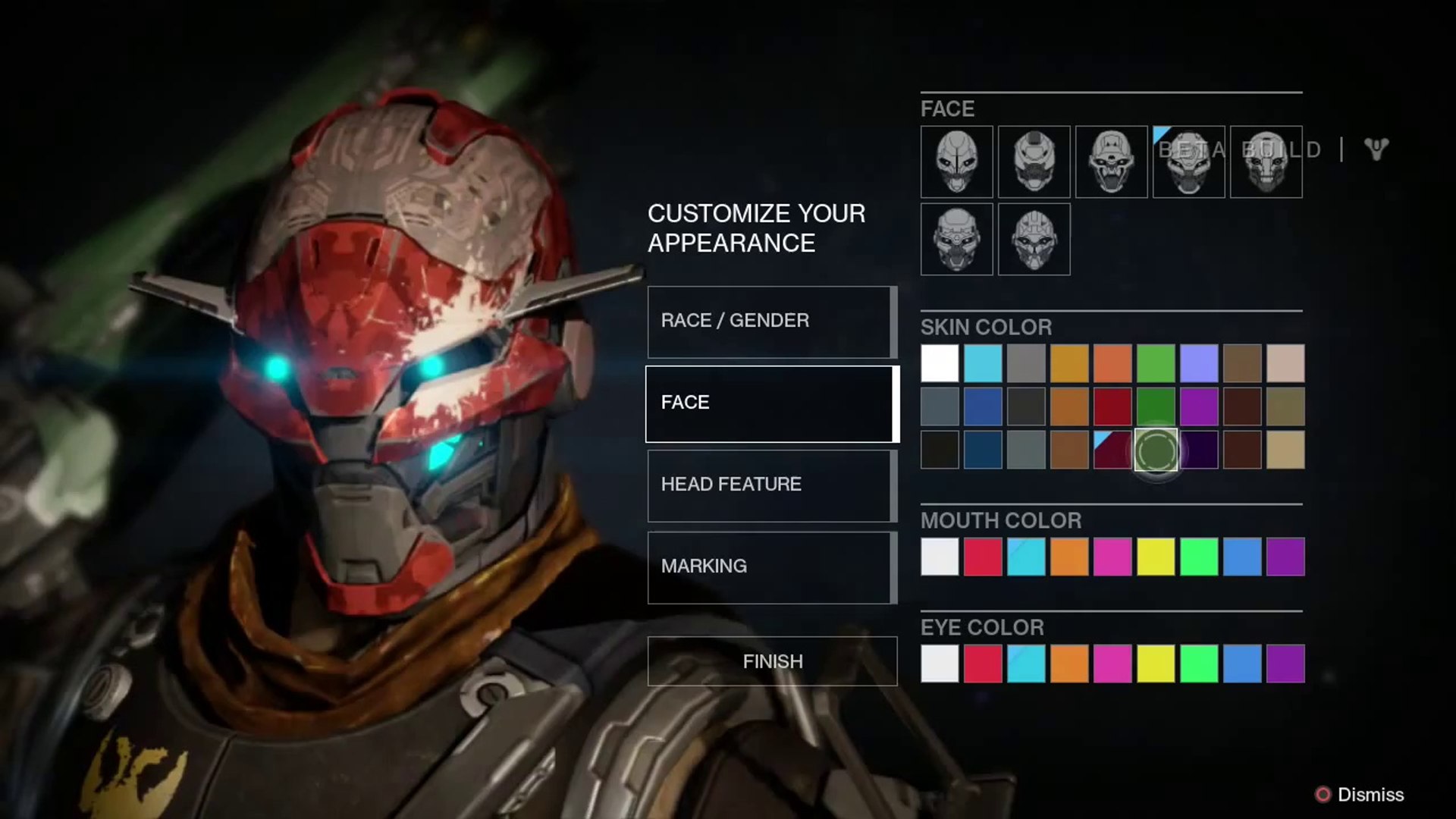 Destiny Character Creation