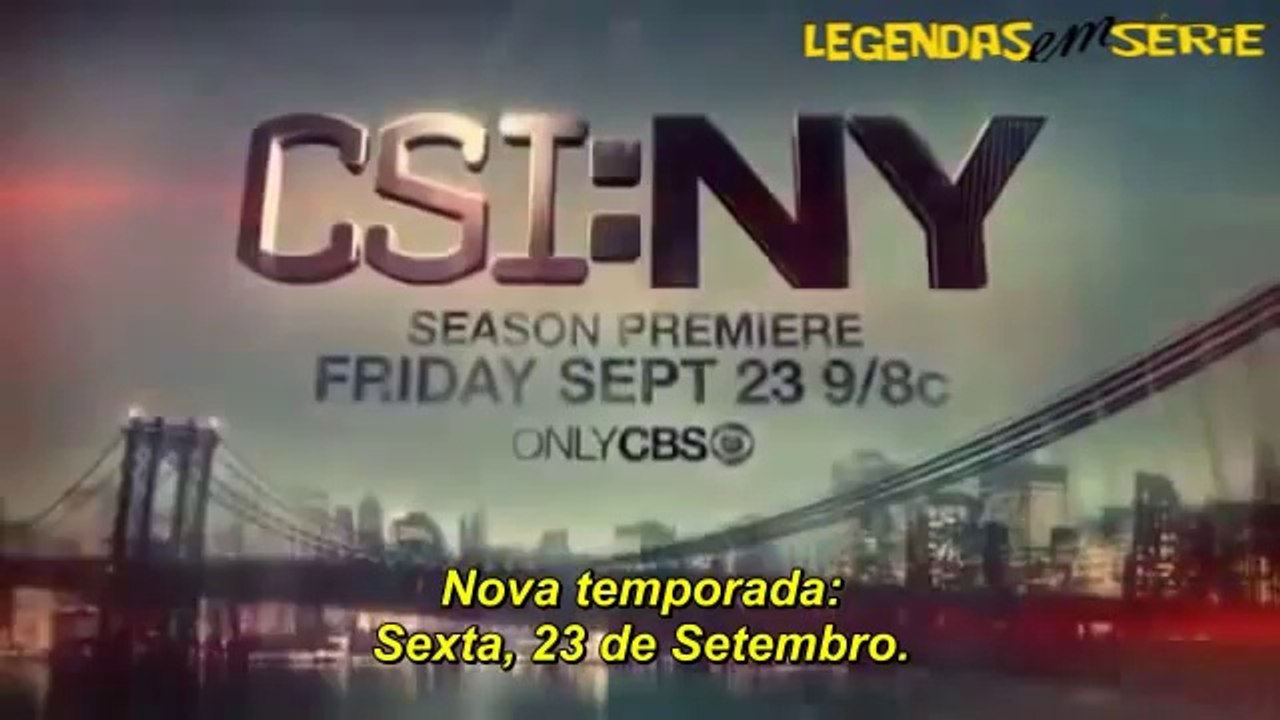 CSI NY Season 8 Trailer PT-BR - Vídeo Dailymotion