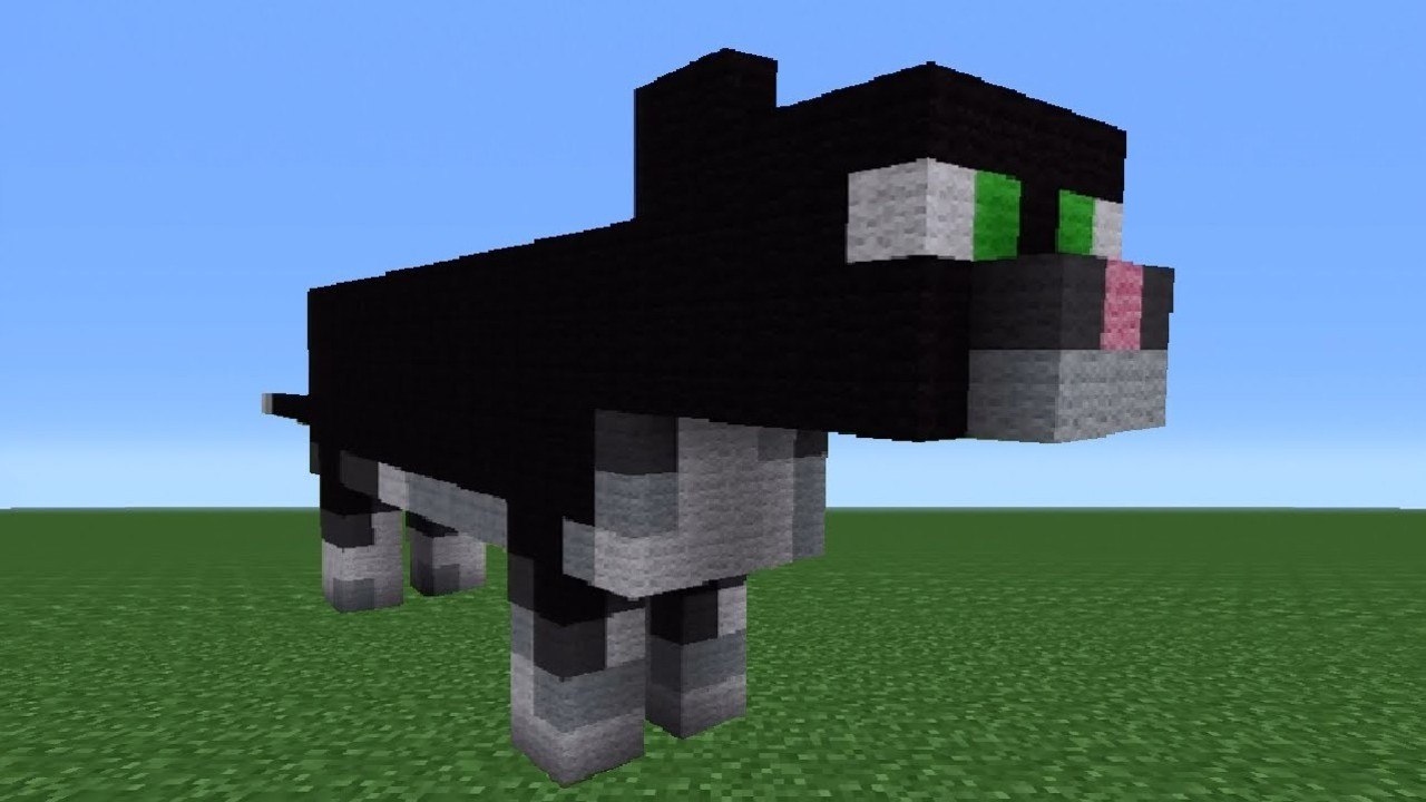 Minecraft Tutorial: How To Make A Cat Statue - video Dailymotion