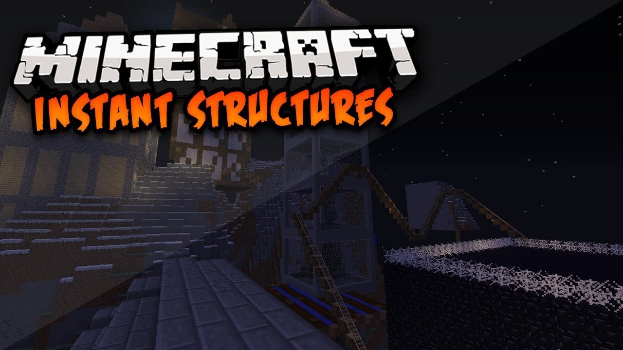 Minecraft Mod: Instant Massive Structures Mod [1.7.2+] - video Dailymotion