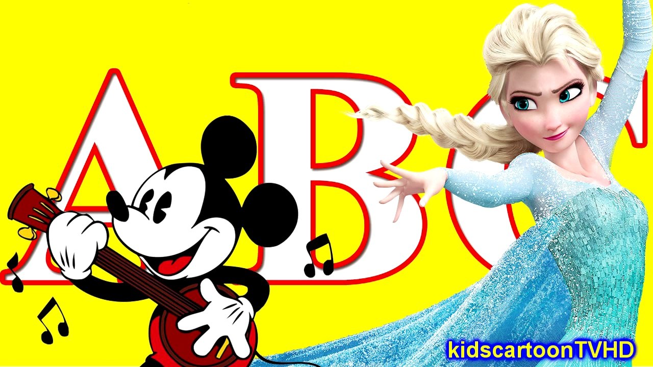 ABC SONG FOR CHILDREN - Disney Music for Kids - Baby Learning Songs ...