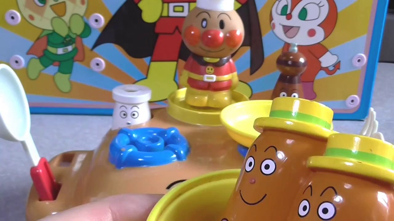 Anpanman Playing Kitchen アンパンマン おもちゃ アンパンマン号キッチン - video Dailymotion