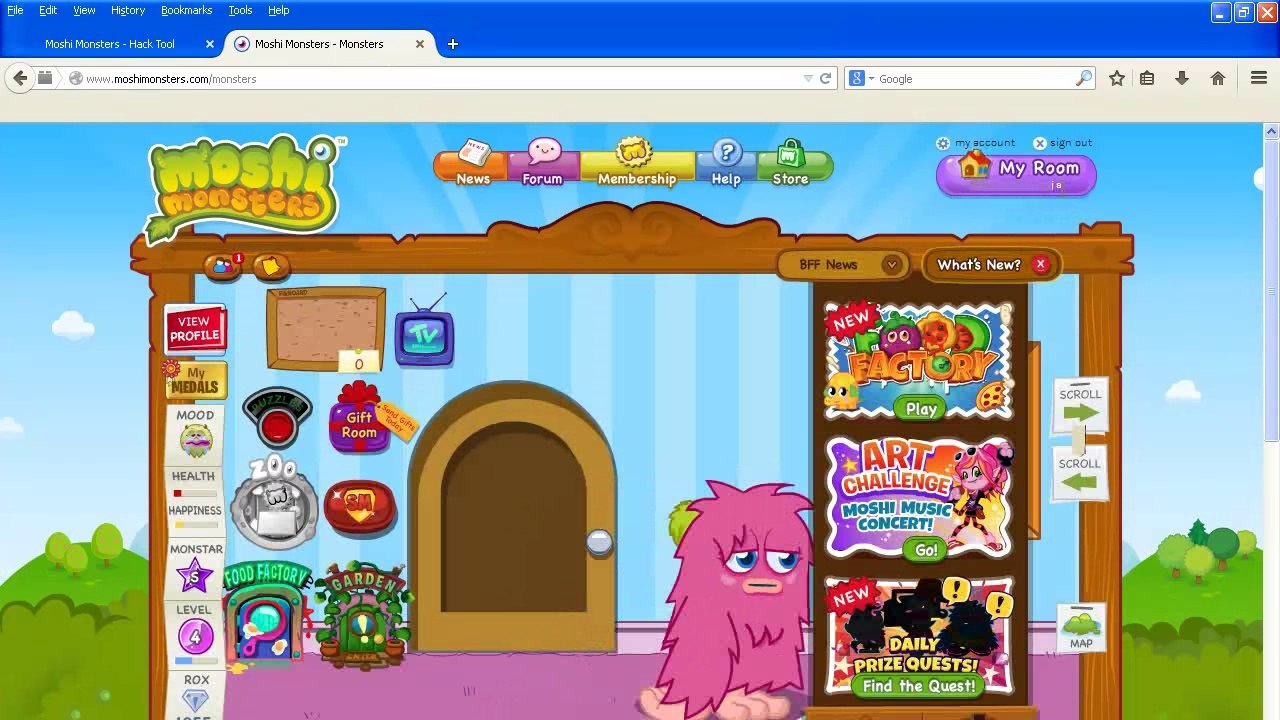 Moshi Monsters Codes - Moshlings Rox Items Food Membership - video ...