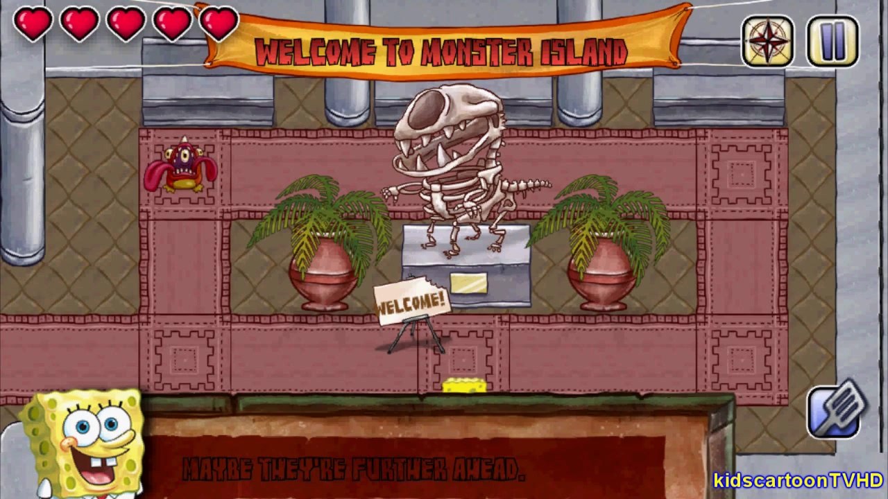 SpongeBob SquarePants Full Episode - Return to Monster Island - Games ...