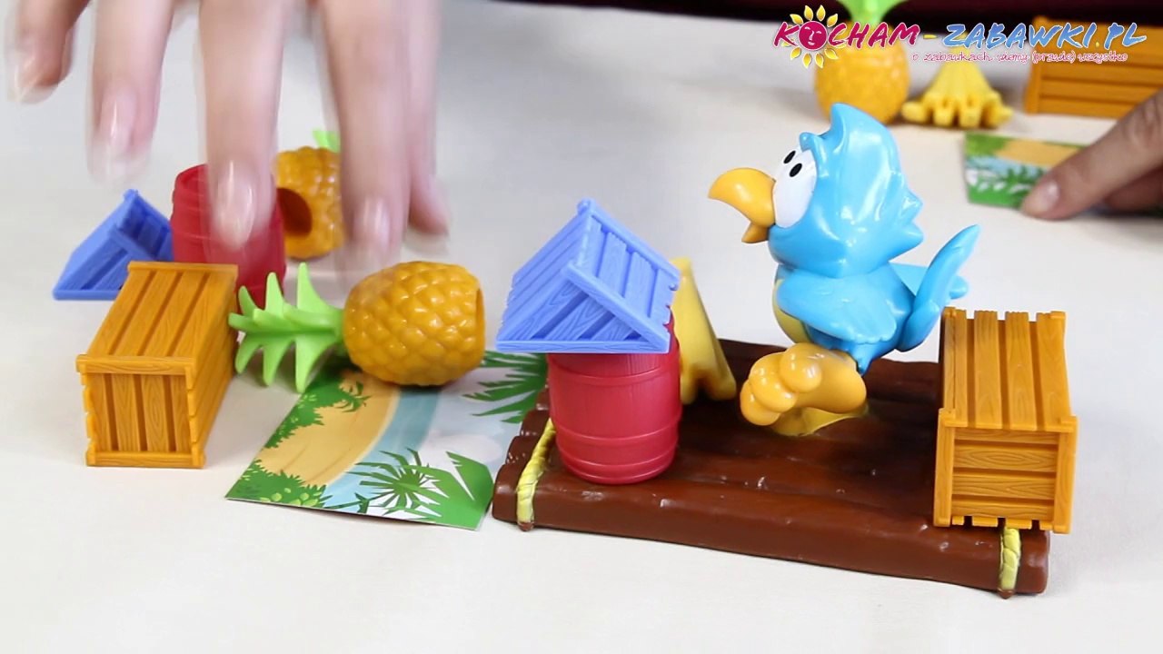Parrot Pile-Up Game / Gra Papuzia Tratwa - Mattel - Y2551 - Recenzja ...