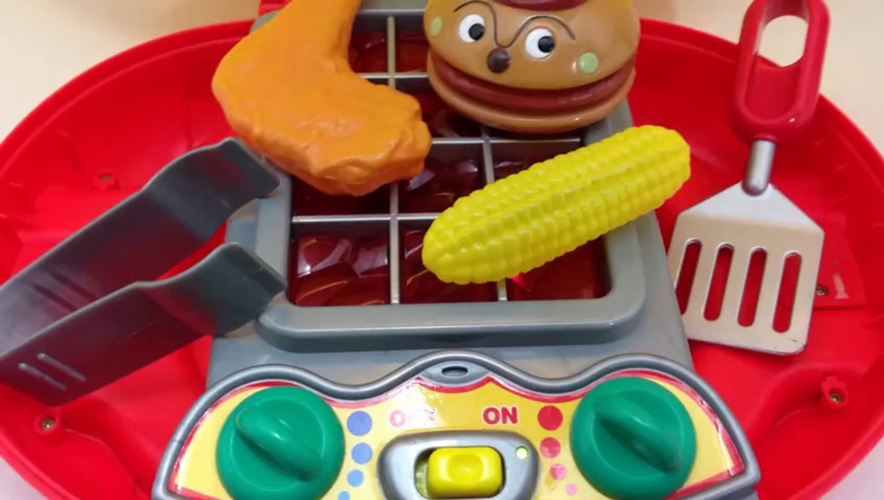 Anpanman kitchen barbecue set アンパンマン おもちゃ トントンバーベキュー - video Dailymotion