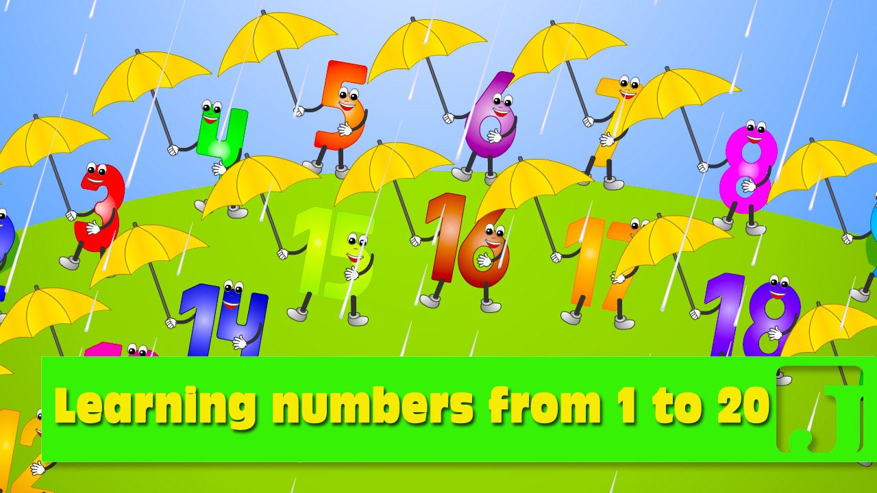 Learning Numbers from 1 to 20 | Children Educational songs | Jaccoled ...