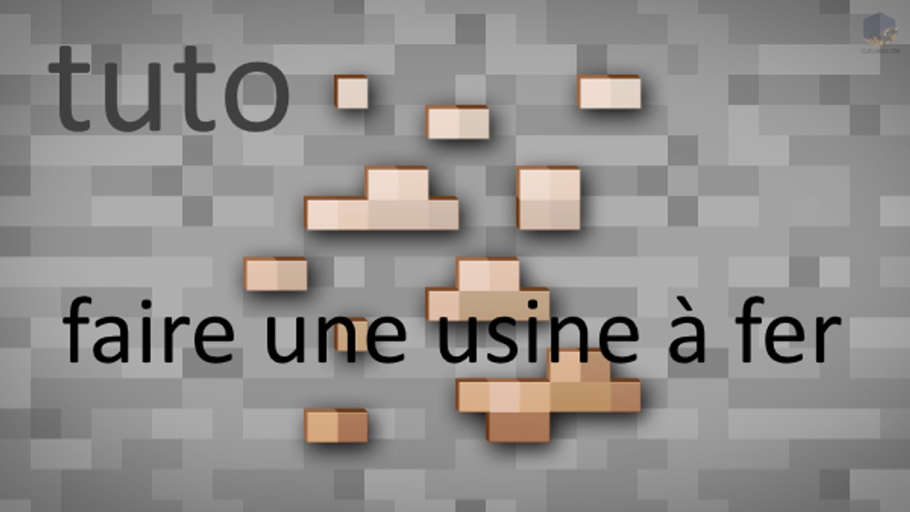 Tuto : faire une usine à fer minecraft. - Vidéo Dailymotion