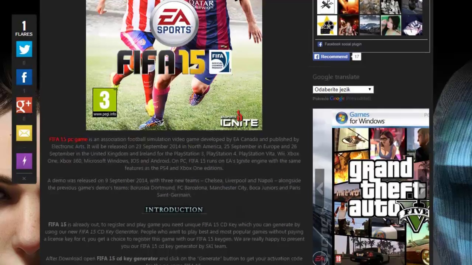 Fifa 15 Origin Key Generator Online - cocoyellow