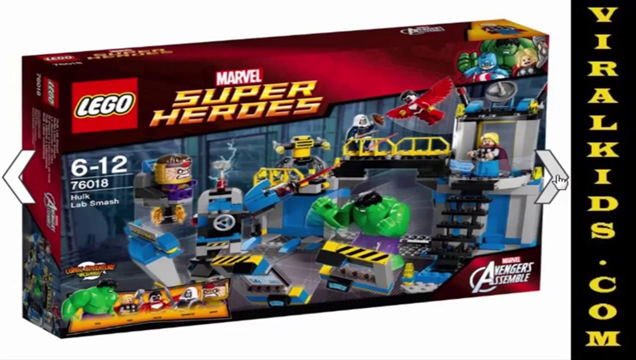 LEGO Superheroes - The Hulk Lab Smash 76018 - Toys Review - video ...