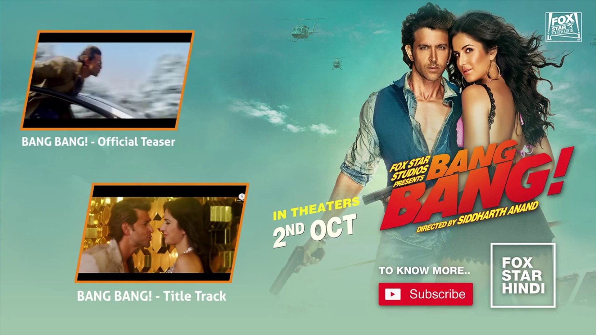 Bang Bang Hindi Movie Wallpaper