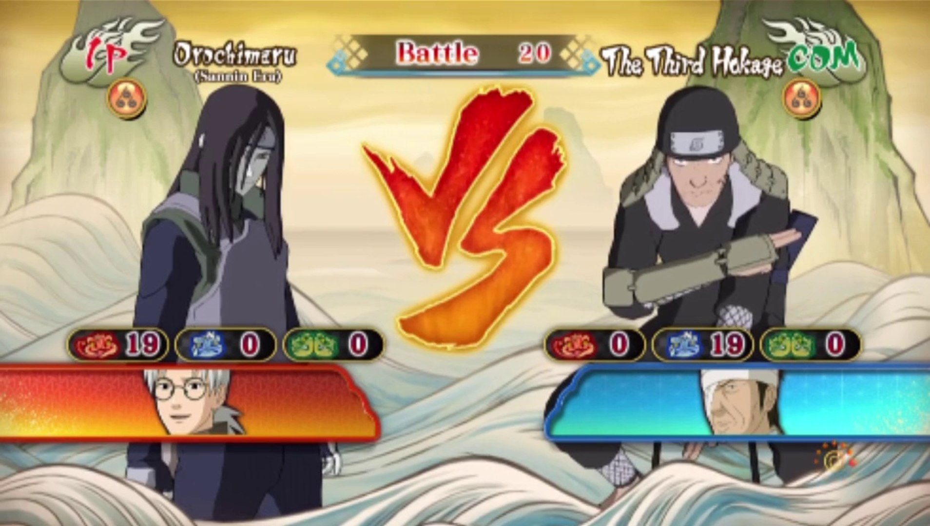 Hiruzen Sarutobi Vs Orochimaru
