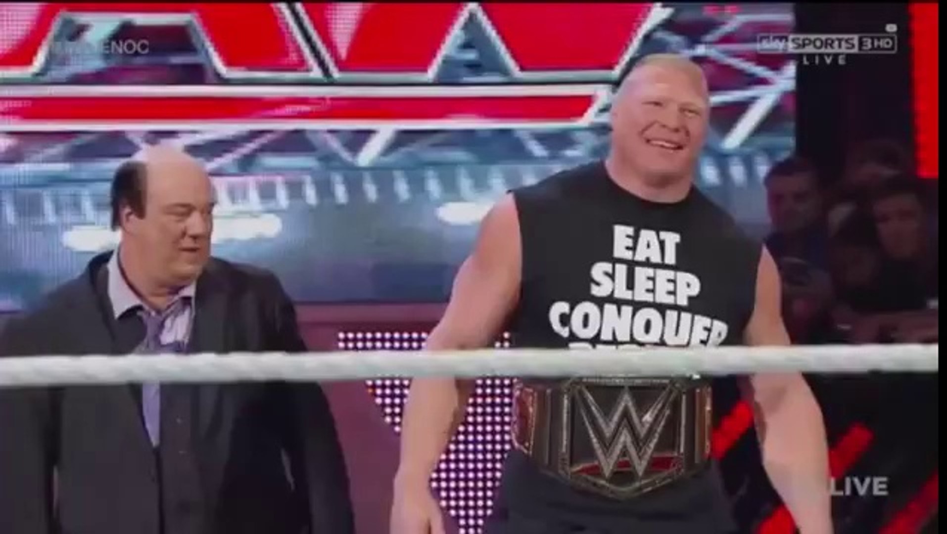 Brock Lesnar Und John Cena Hinter Den Kulissen