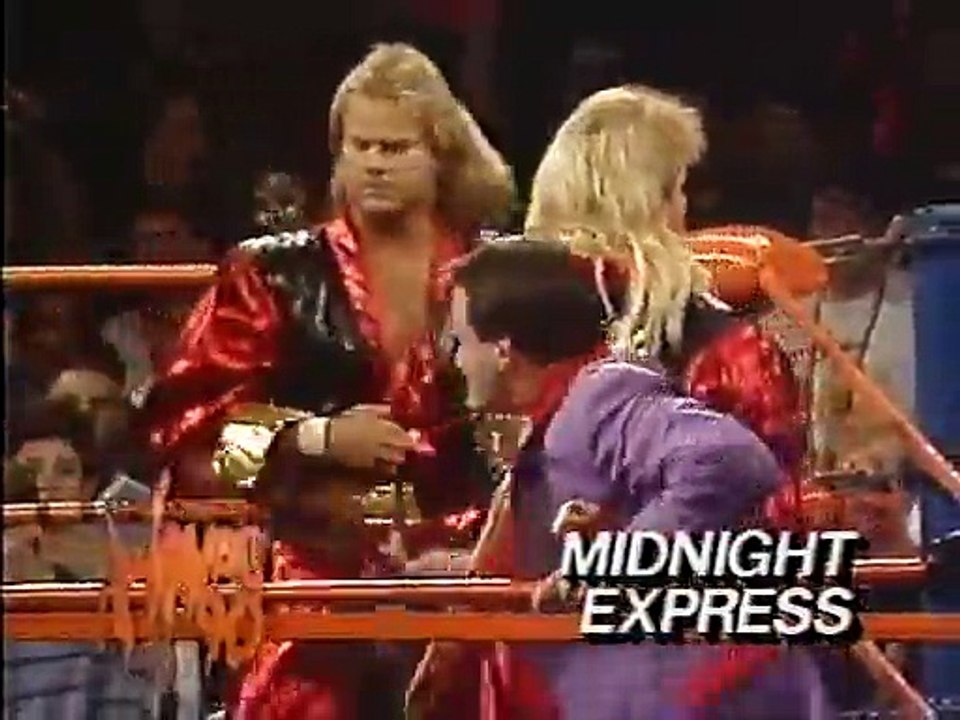 Midnight Express vs Tommy Rich & Ricky Morton (WCW Haloween Havoc 1990 ...