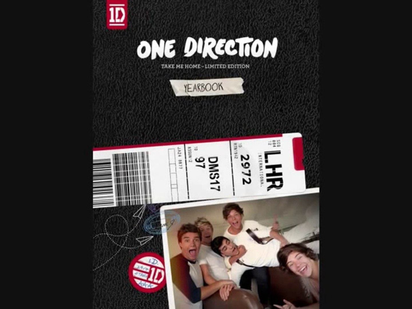 One Direction Take Me Home Yearbook Cover