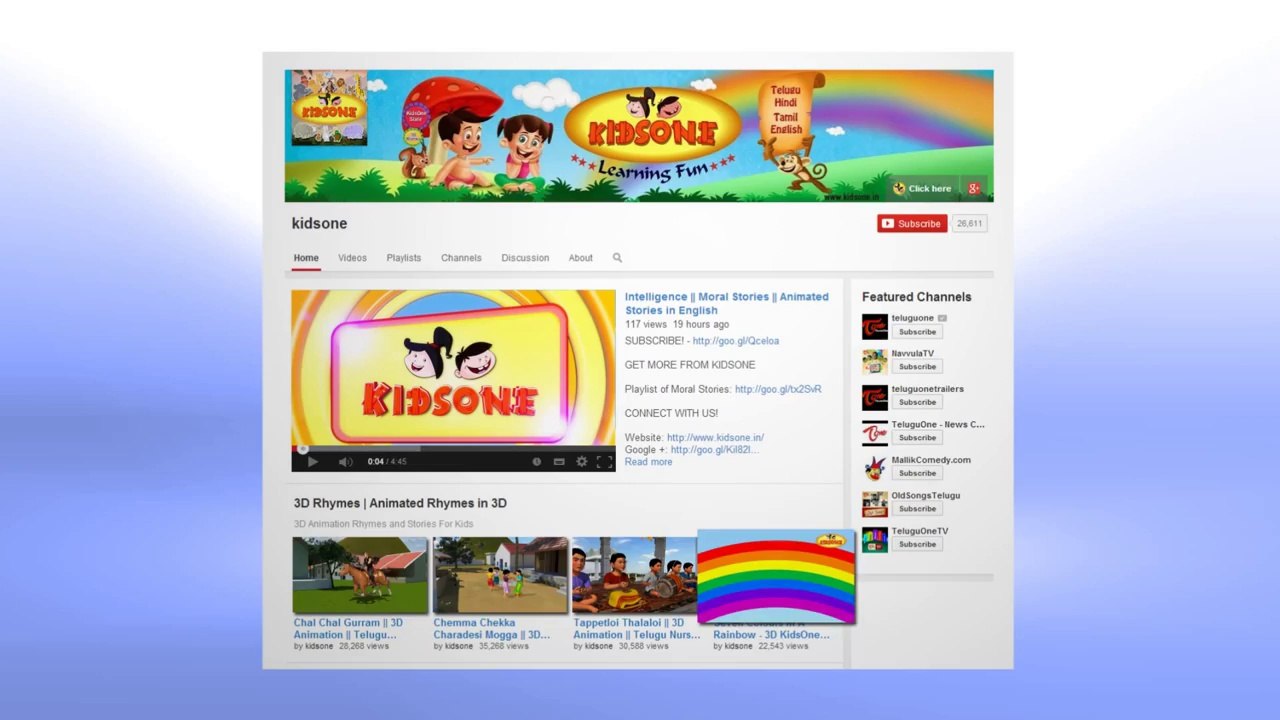 KidsOne Channel Trailer - video Dailymotion