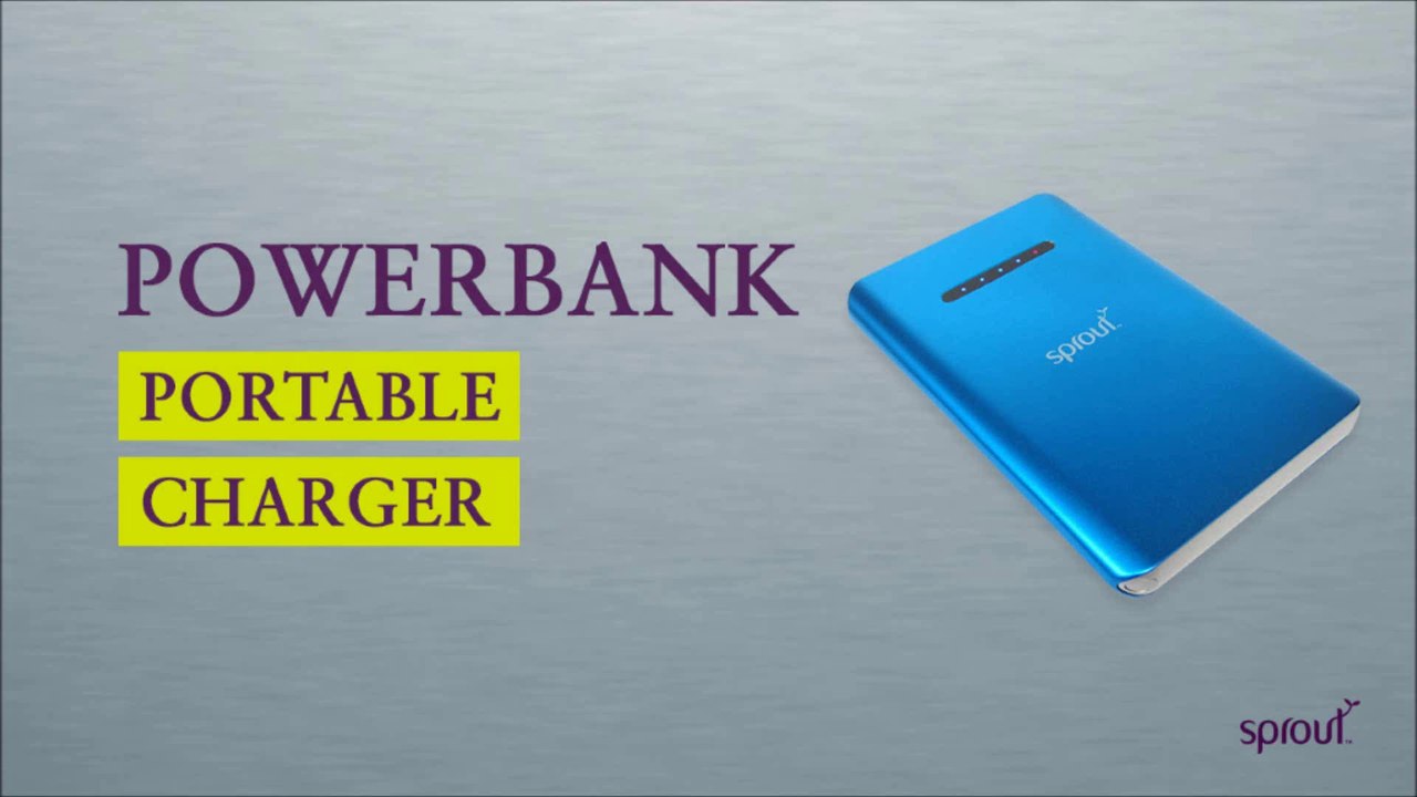 Sprout's Powerbank the portable charger! - video Dailymotion