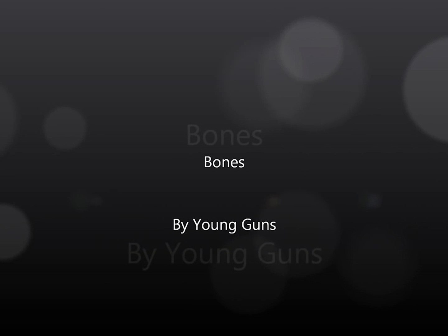 Young Guns Bones