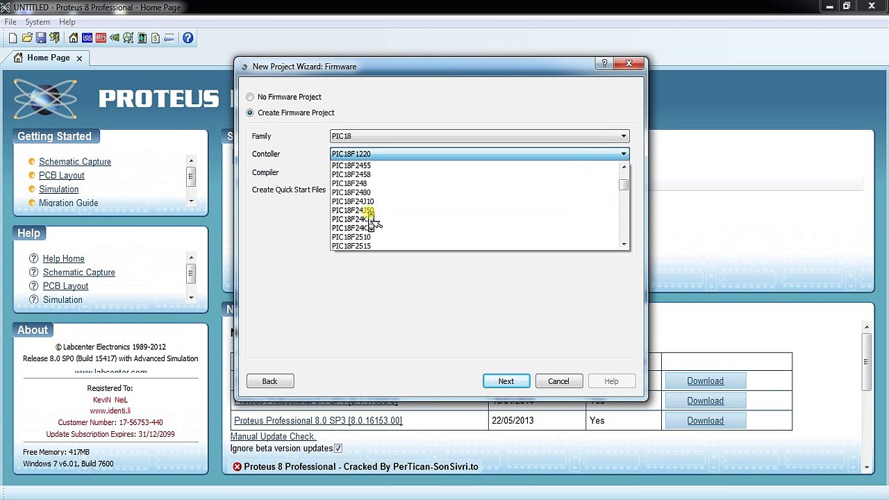 How to install proteus 8.0 Setup and Crack (part 2) + Making Project tutorial - video Dailymotion