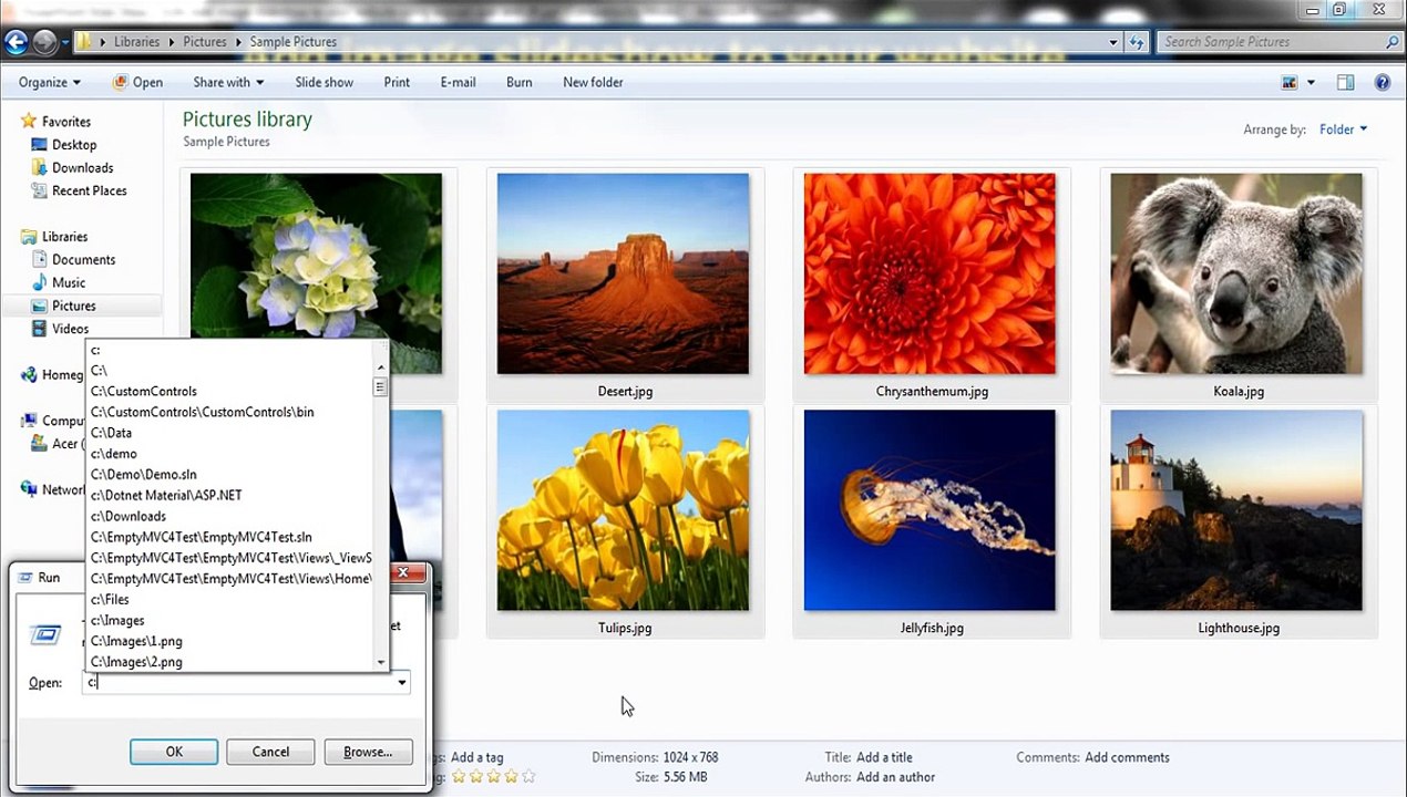Add image slideshow to your website using asp net ajax and c# Part 134 - video Dailymotion