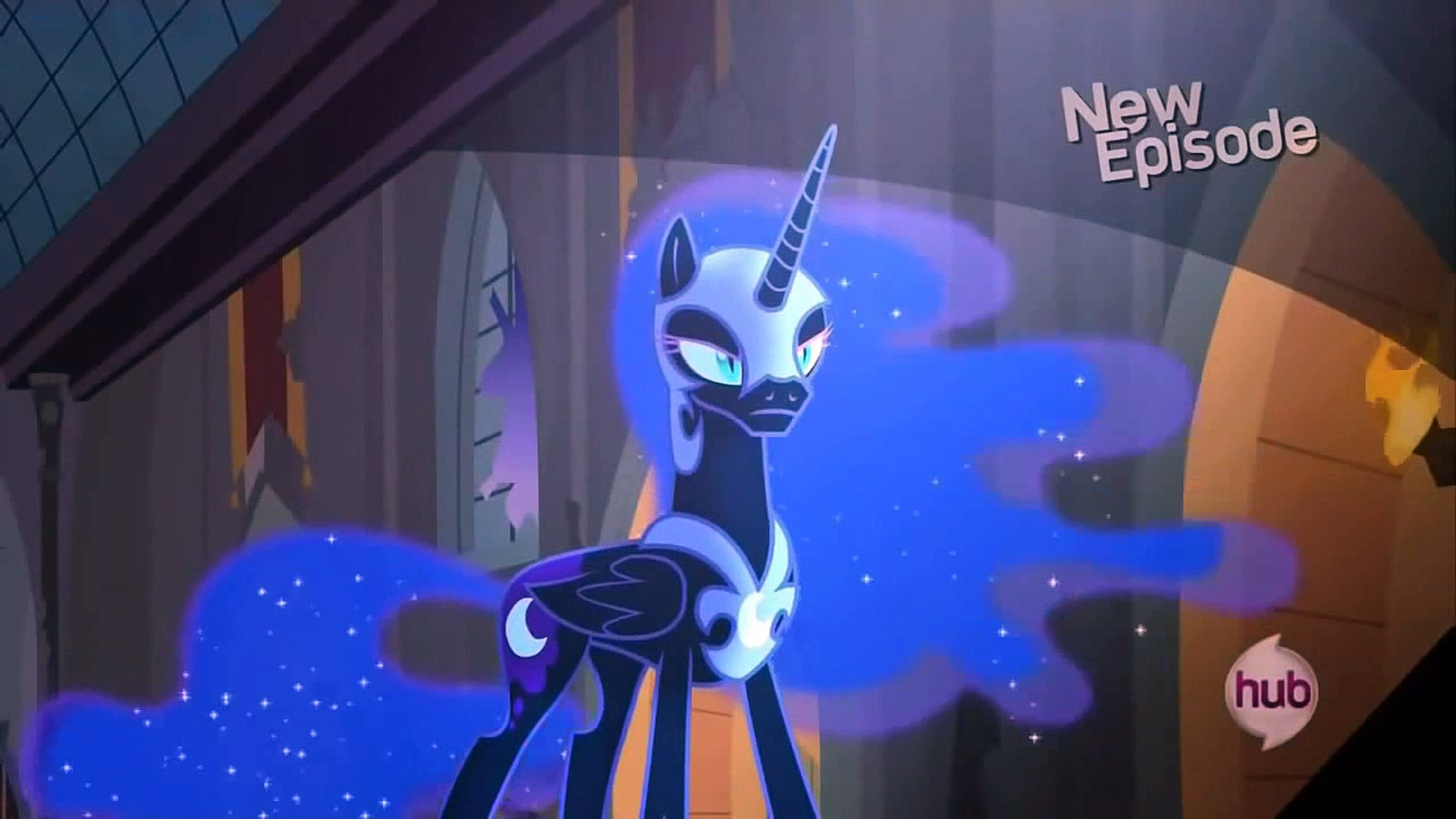 Nightmare Moon And Celestia Battle