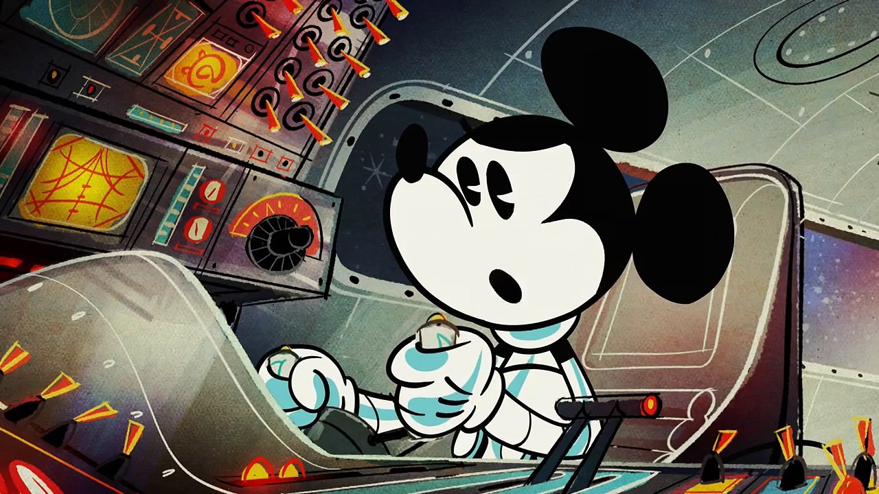 Space Walkies | A Mickey Mouse Cartoon | Disney Shorts - video Dailymotion