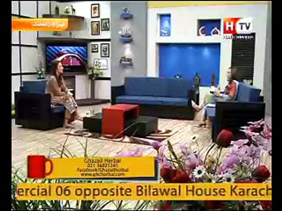 Humaira Naz (Herbalist) live on Health tv By Ghazali's Herbal 19 ...