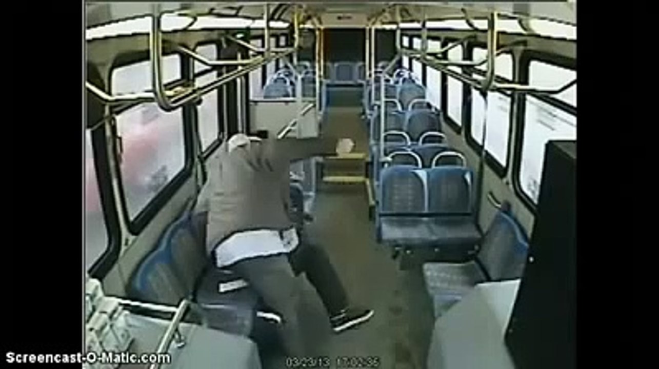 Angry Bus driver punches passenger because he asked too much questions ...