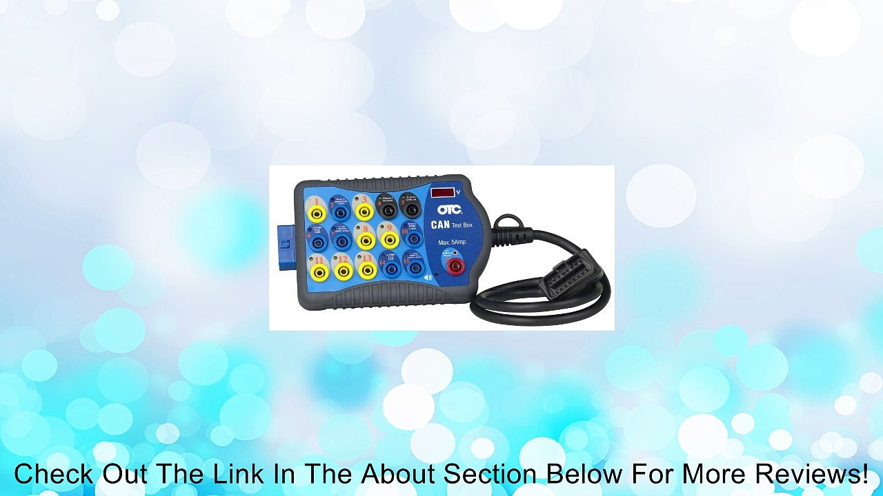OTC (3415) CAN Test Box - Breakout Box and Protocol Detector Review ...