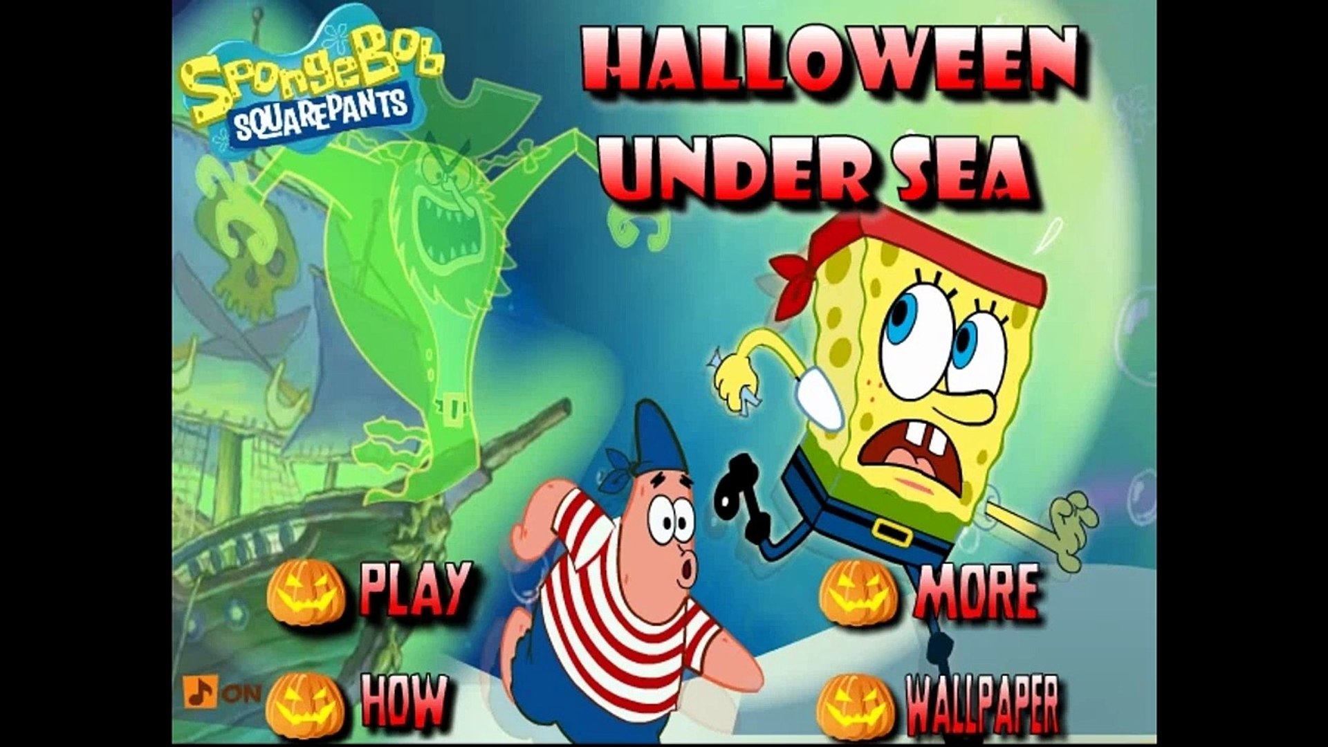 Spongebob Scary Hd Wallpaper SpongeBob SquarePants Halloween Kiss Cut