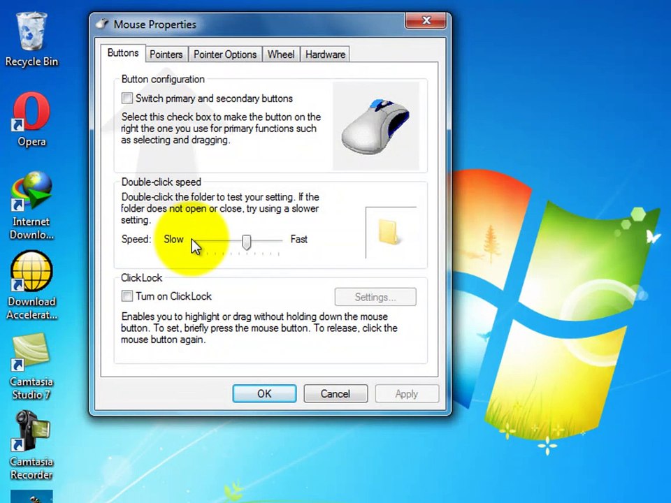 How to change cursor in windows 7 - video Dailymotion