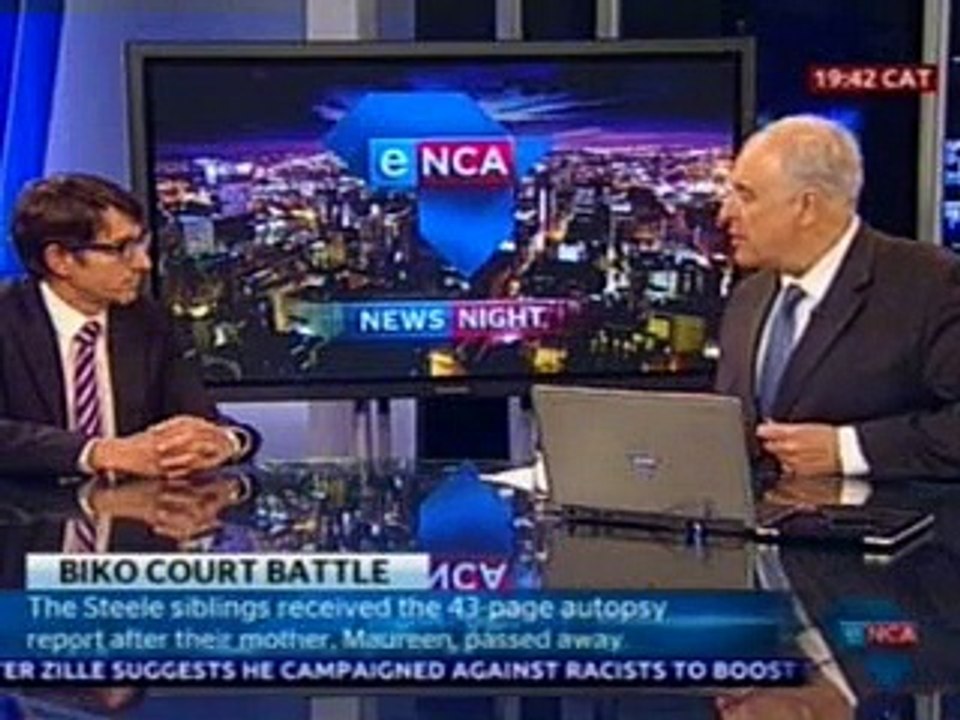 eNCA Interview with Darren Olivier. Steve Biko Autopsy Report - video ...