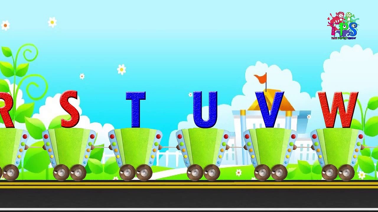 Alphabet Train ABC Songs For Children | Cartoon Train ABC Nursery ...
