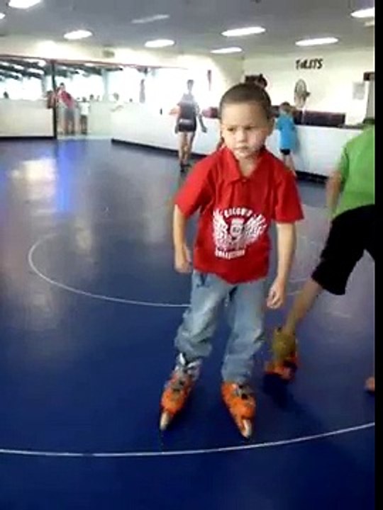 Roller Skating Lessons For Kids in Digi Roller Skating Rink - video ...