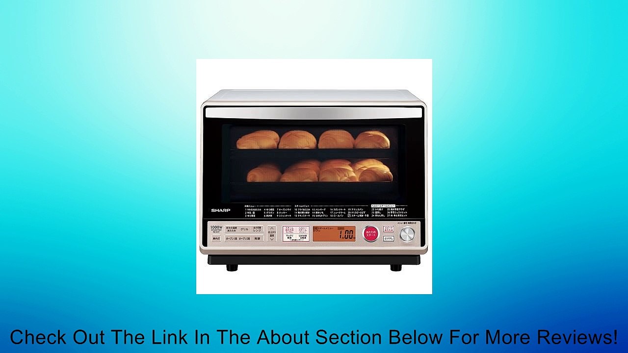 SHARP RE-S31F-S steam oven temperature 30L (Japan Import) Review - video Dailymotion