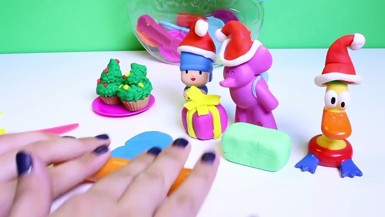 Pocoyó en Navidad Pocoyo Christmas Play Doh Pocoyo Bath Water Toys ...