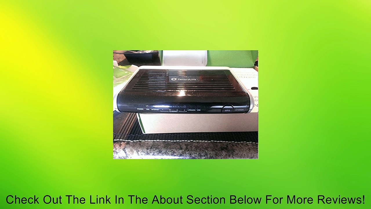 CenturyLink ActionTec C1000A Wireless-N VDSL2 Modem / Router Review ...
