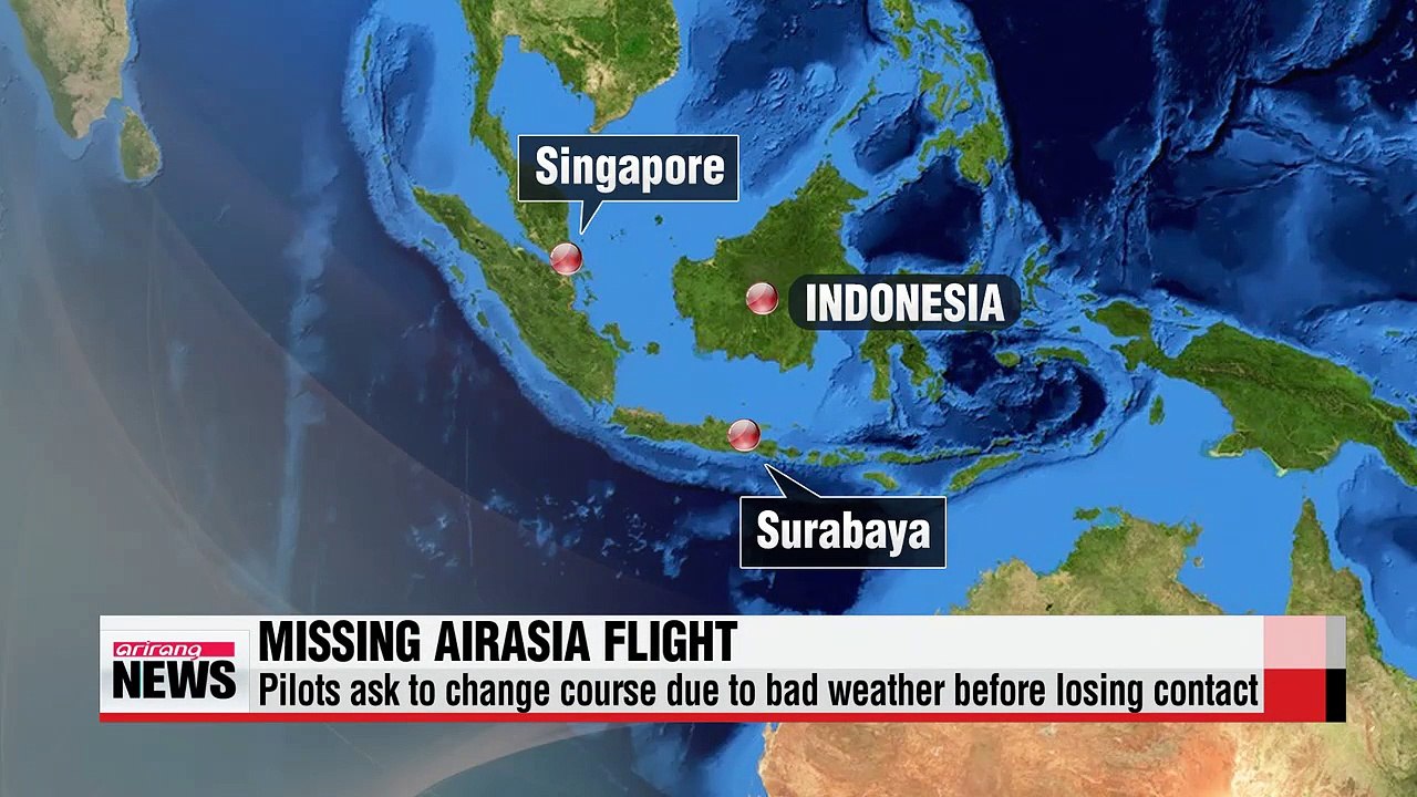 Search launched for missing AirAsia flight - video Dailymotion
