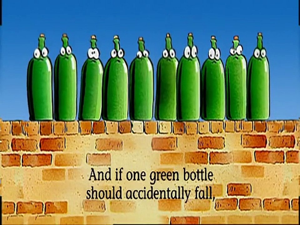 Ten Green Bottles - English Nursery Rhyme song.mp4 - video Dailymotion