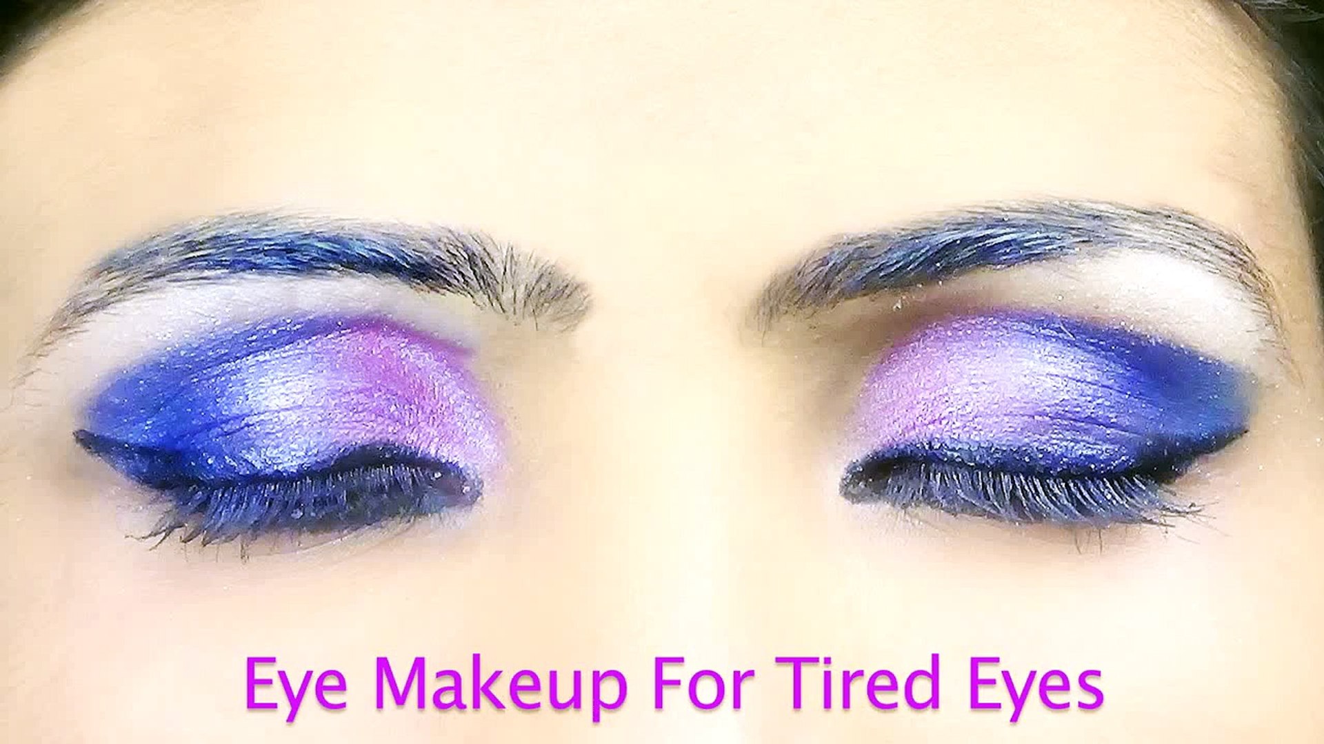 Smokey Purple Eye Makeup Tutorial