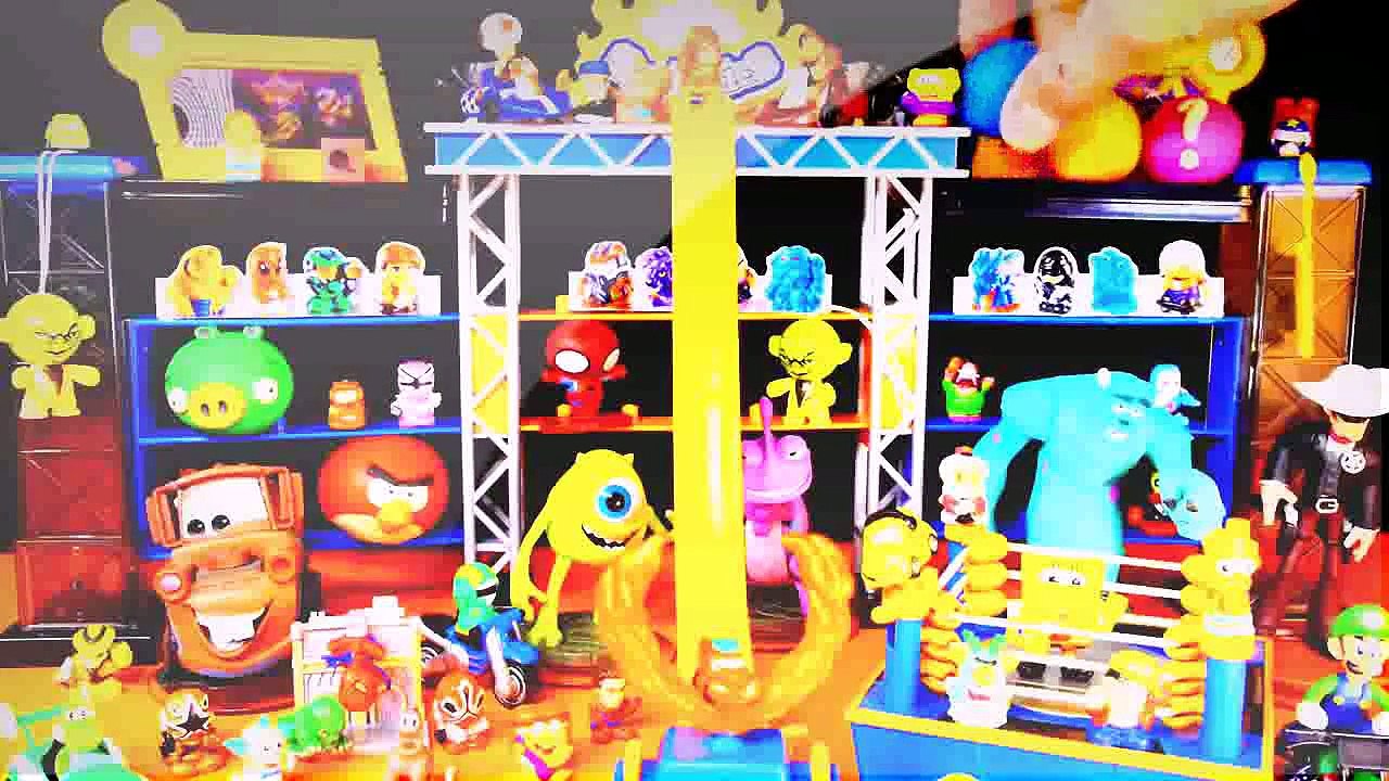 Kids Tube Play Doh Toy Surprise Squinkies Power Rangers Disney Pixar ...