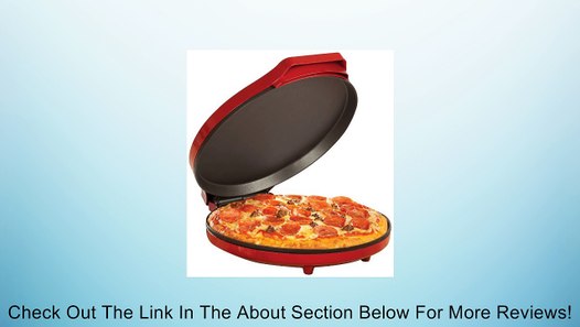 Sensio Bella 13588 12-Inch Pizza Maker, Red Review - video dailymotion